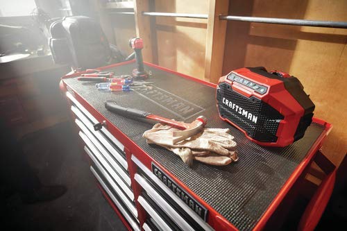 CRAFTSMAN Tool Cabinet with Drawer Liner Roll & Magnetic Towel Holder, 41-Inch, Rolling, 10 Drawer, Red (CMST82772RB)