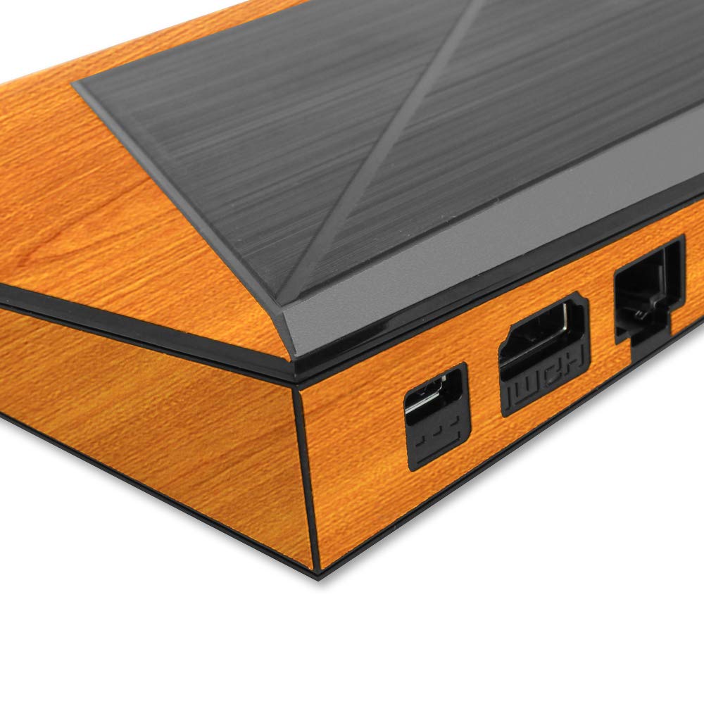 Skinomi Light Wood Full Body Skin Compatible with NVIDIA Shield TV (2015)(Full Coverage) TechSkin Anti-Bubble Film