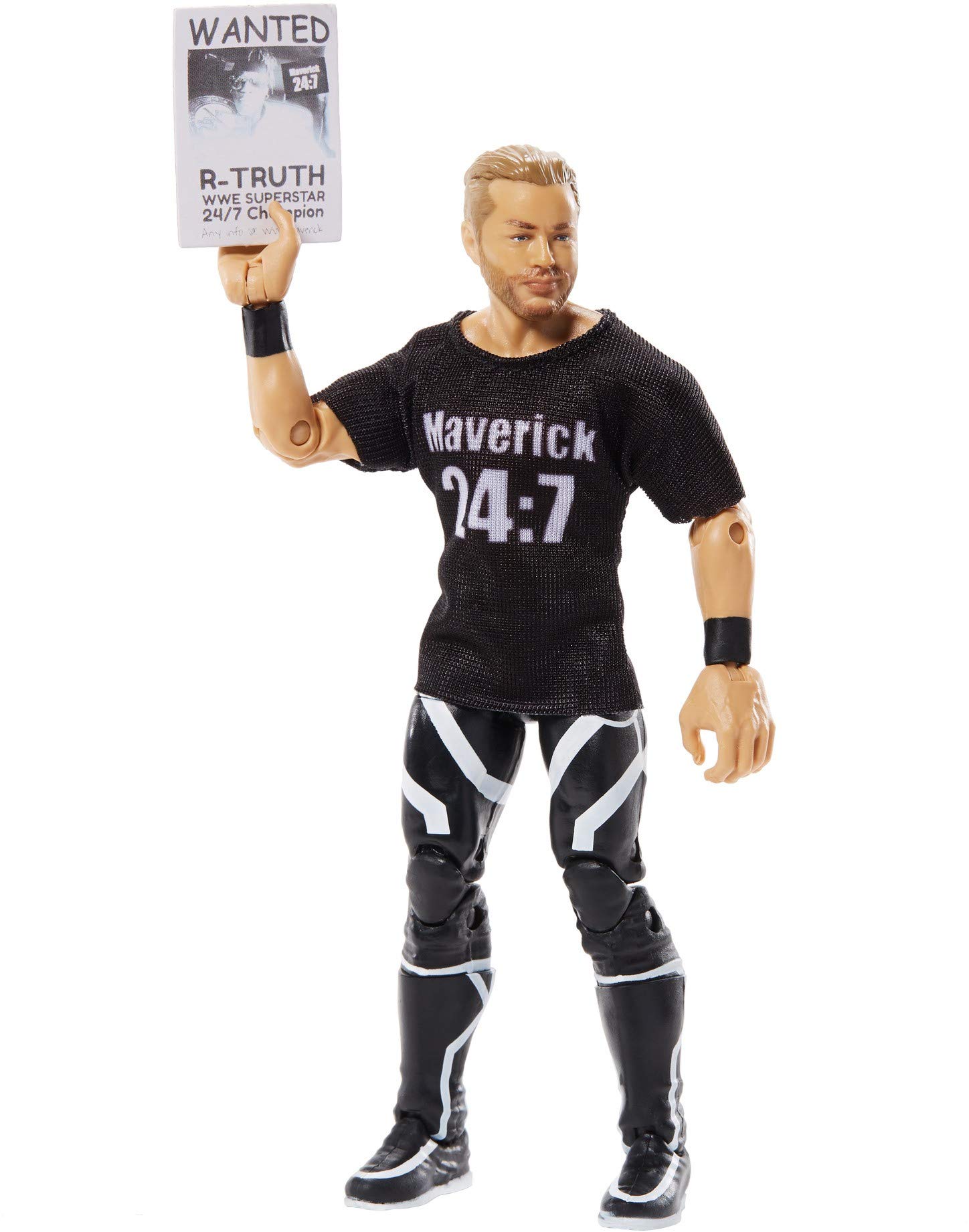 WWE Drake Maverick Elite Series #78 Deluxe Action Figure with Realistic Facial Detailing, Iconic Ring Gear & Accessories