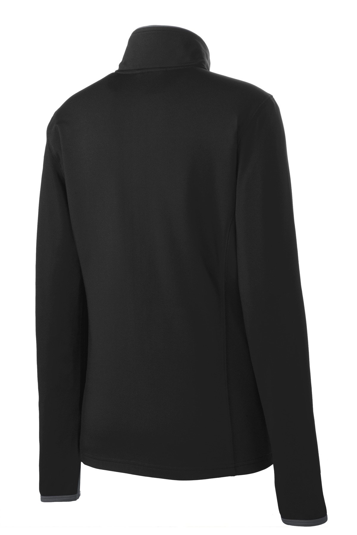 ST Ladies Sport-Wick Stretch Contrast Full-Zip Jacket XXL Black/ Charcoal Grey