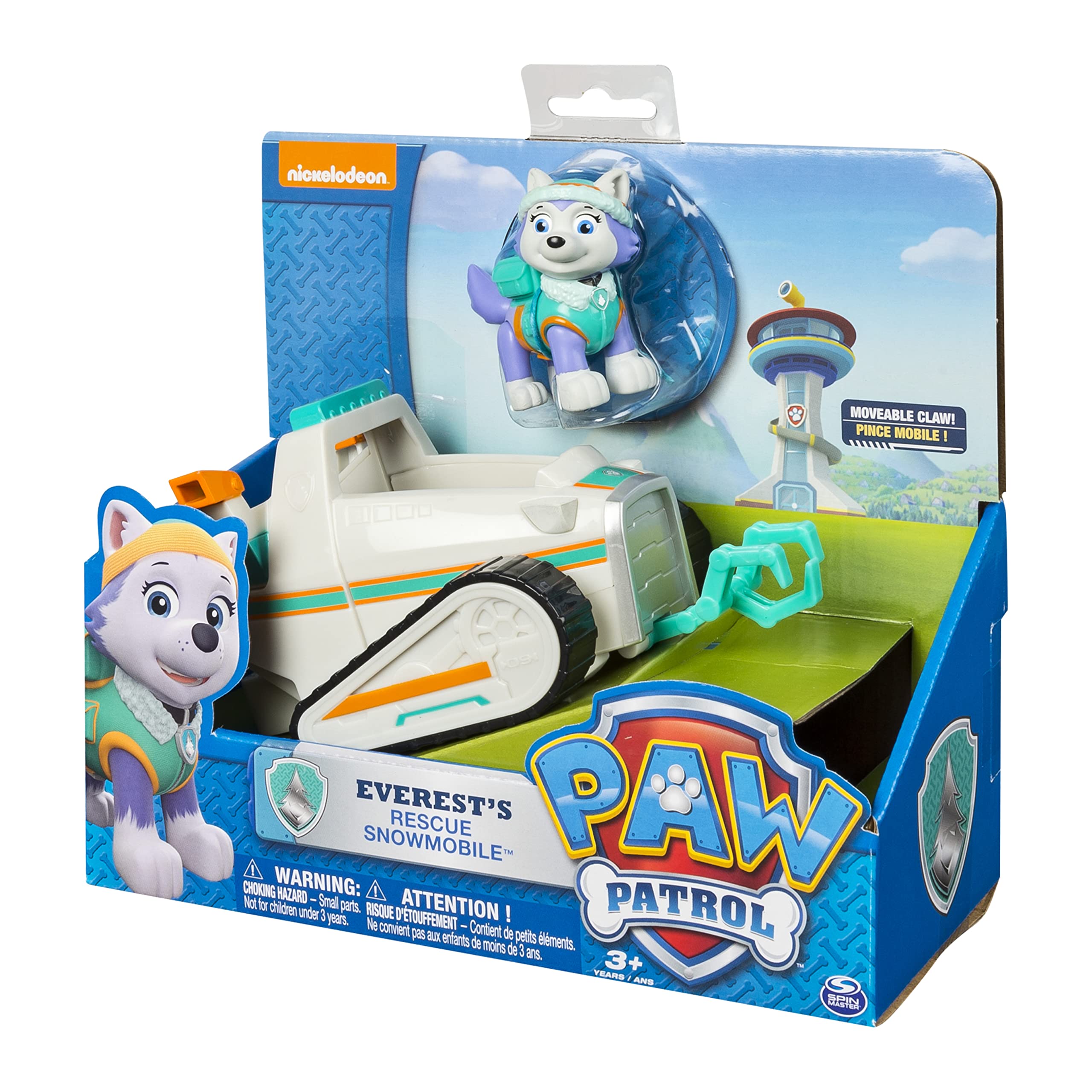 Paw Patrol Everest's Rescue Snowmobile, Vehicle & Figure