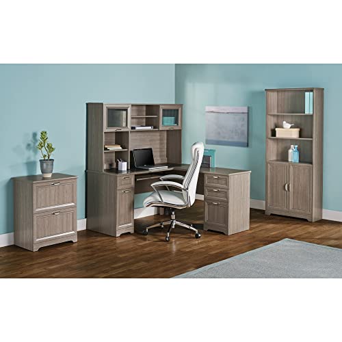 RealspaceĀ® Magellan 58"W Hutch for Corner/L-Desk, Gray