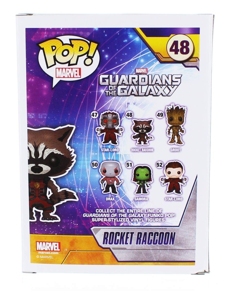 Funko Guardians of The Galaxy POP Vinyl Figure Flocked Ravager Rocket Racoon SDCC 2015 Exclusive