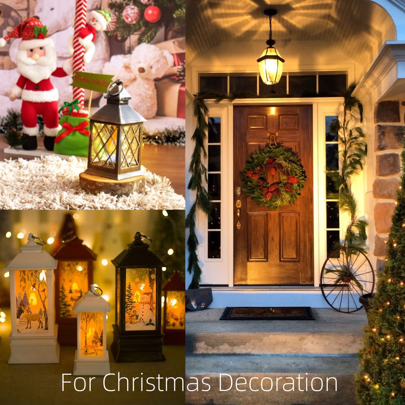 LEDERA LED Flame Bulbs 3 Modes Fire Light Bulbs, E26 LED Flame Effect Light Bulb, 1300K Emulation Candelabra Bulb for Party Festival Indoor Outdoor Home Decoration, 4-Pack