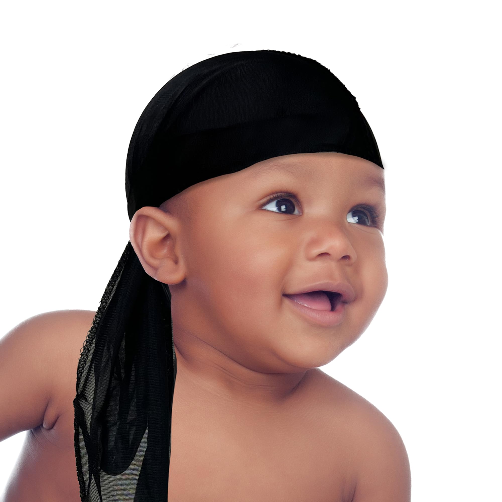 TITAN Satin Baby Du Rag (Black)