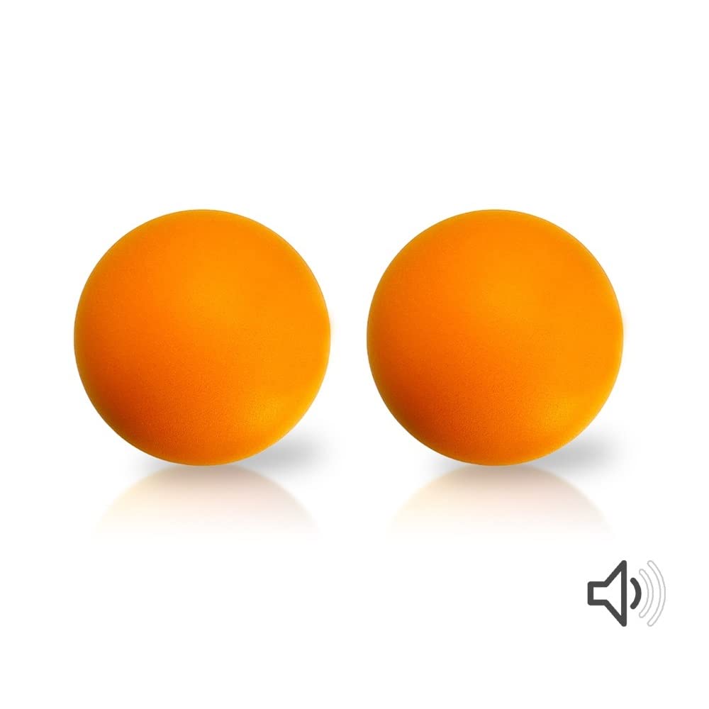 NEWBRAUG Indoor Mute Soft Foam Ball, Sponge slient Bouncy Baby Balls for Home-Playing (7-Inch Orange)