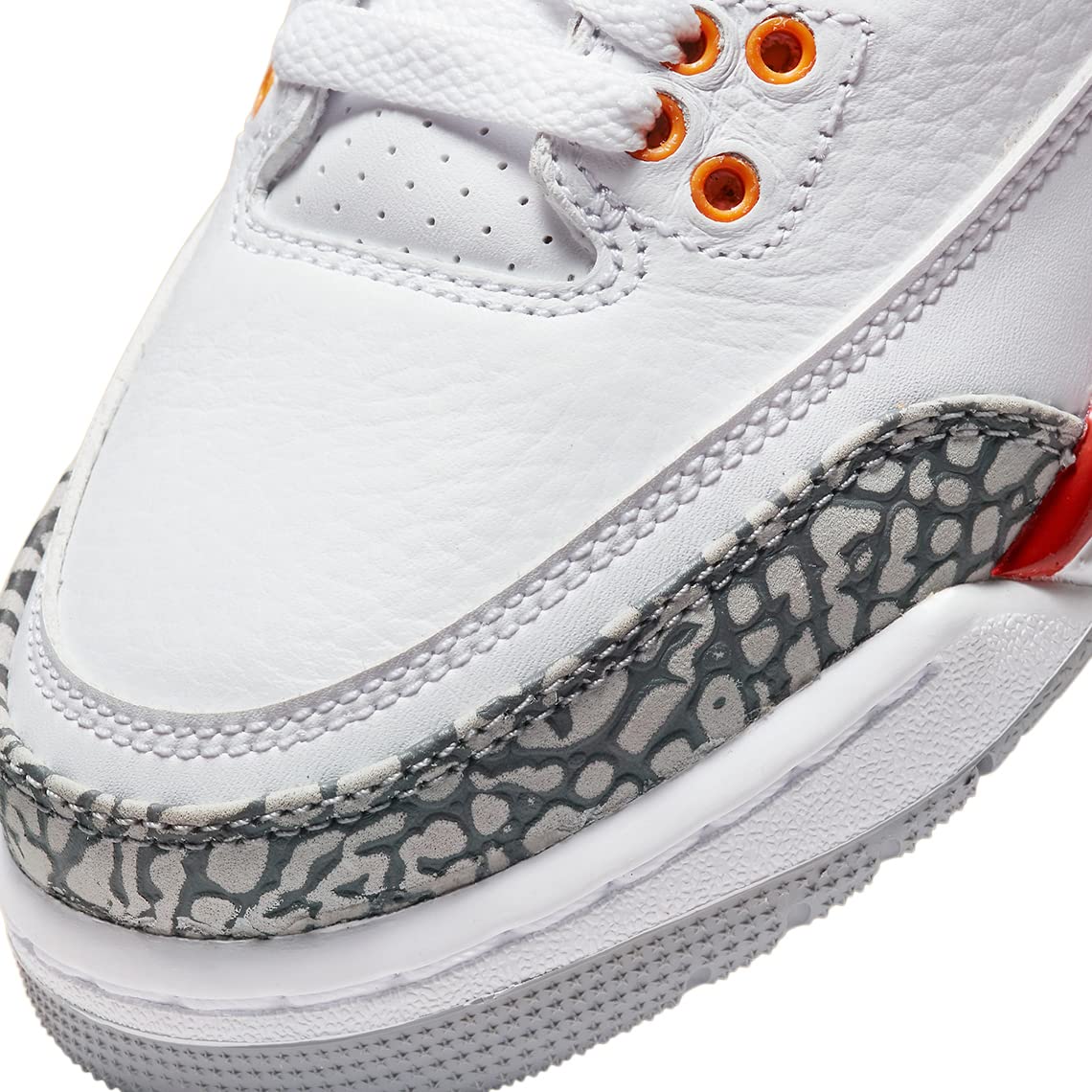 Nike boys Air Jordan 3 GS 398614 126 Cardinal, White/Light Curry/Cardinal Red, Size 4Y