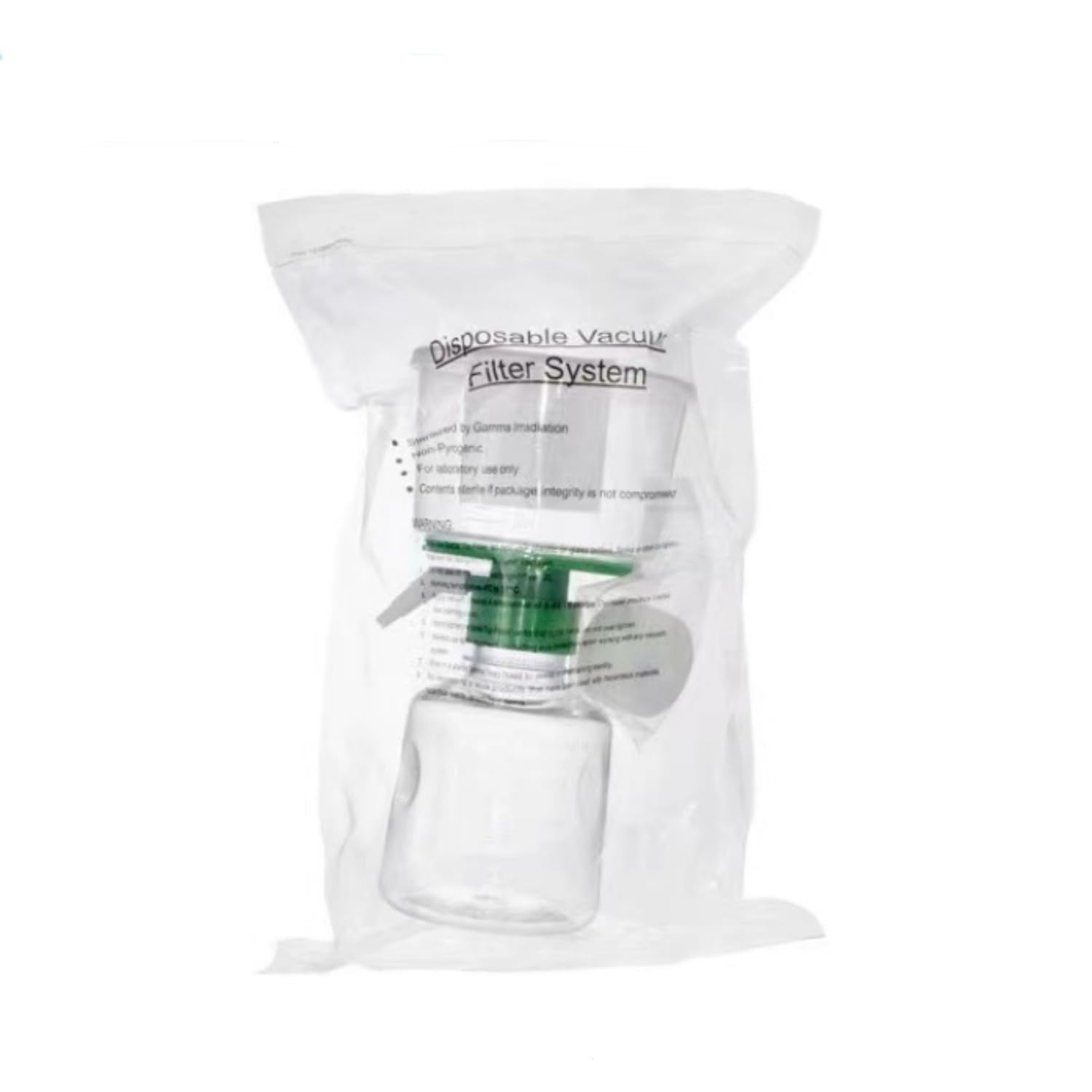 QOAEZK 250ML Sterile Vacuum Filter Units with 0.22um PES Membrane, Individually Wrapped
