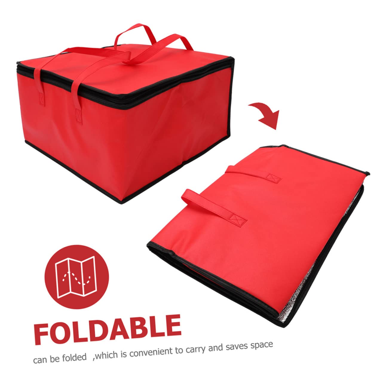 Didiseaon 5pcs Insulation Catering Supplies Hot Camping Insulated Insulated Grocery Reusable Grocery Grocery Backpack Travel Cake Aluminum