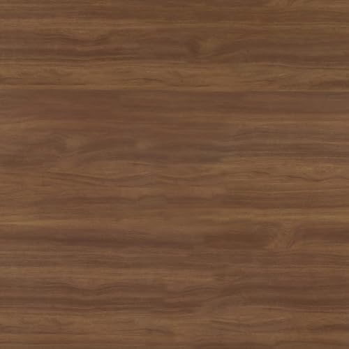 Flash Furniture Teakwood Laminate Corner Desk with Pull-Out Keyboard Tray and CPU Cart