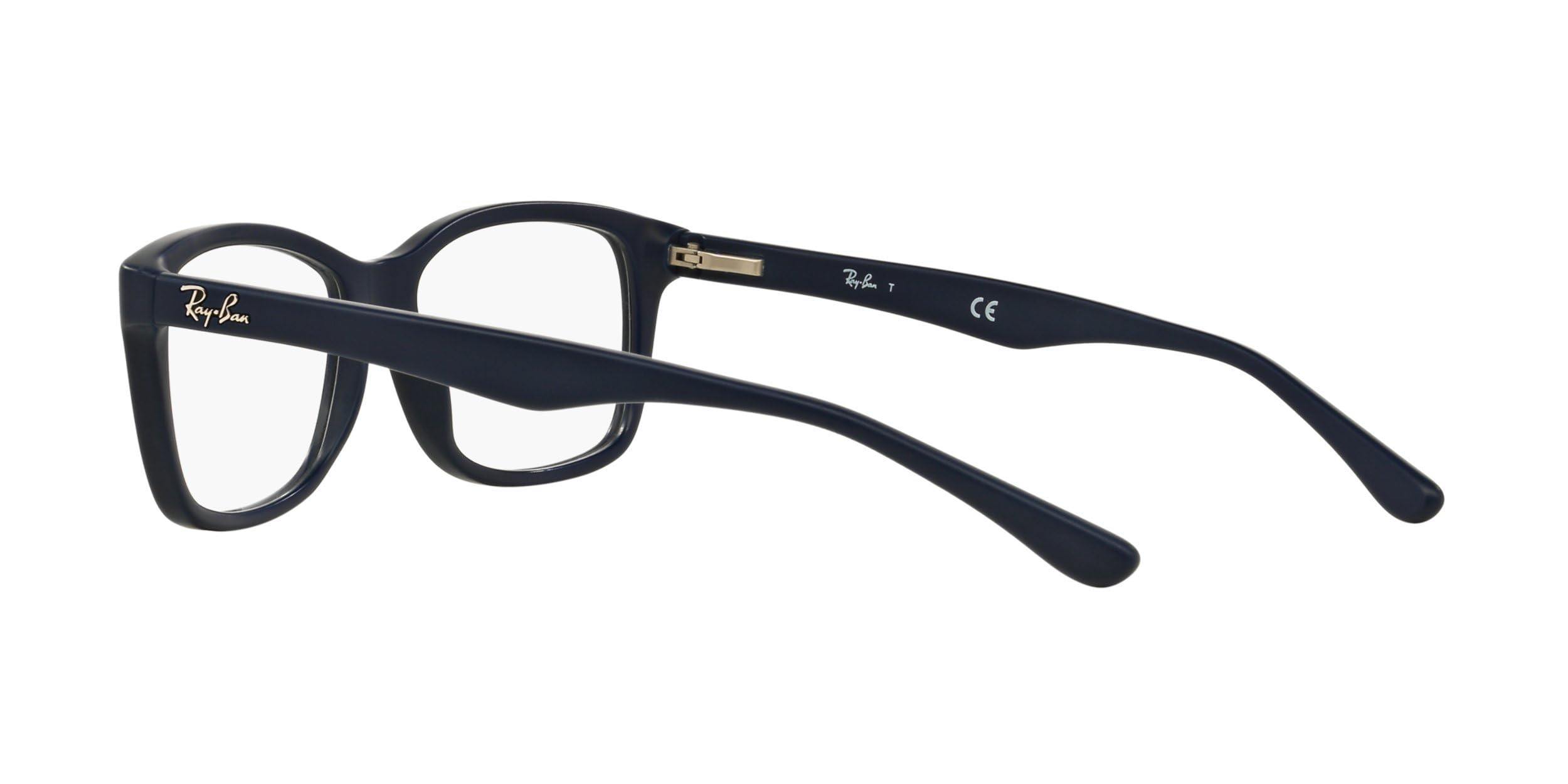 Ray-Ban RX5228 Square Prescription Eyeglass Frames, Sand Blue/Demo Lens, 50 mm