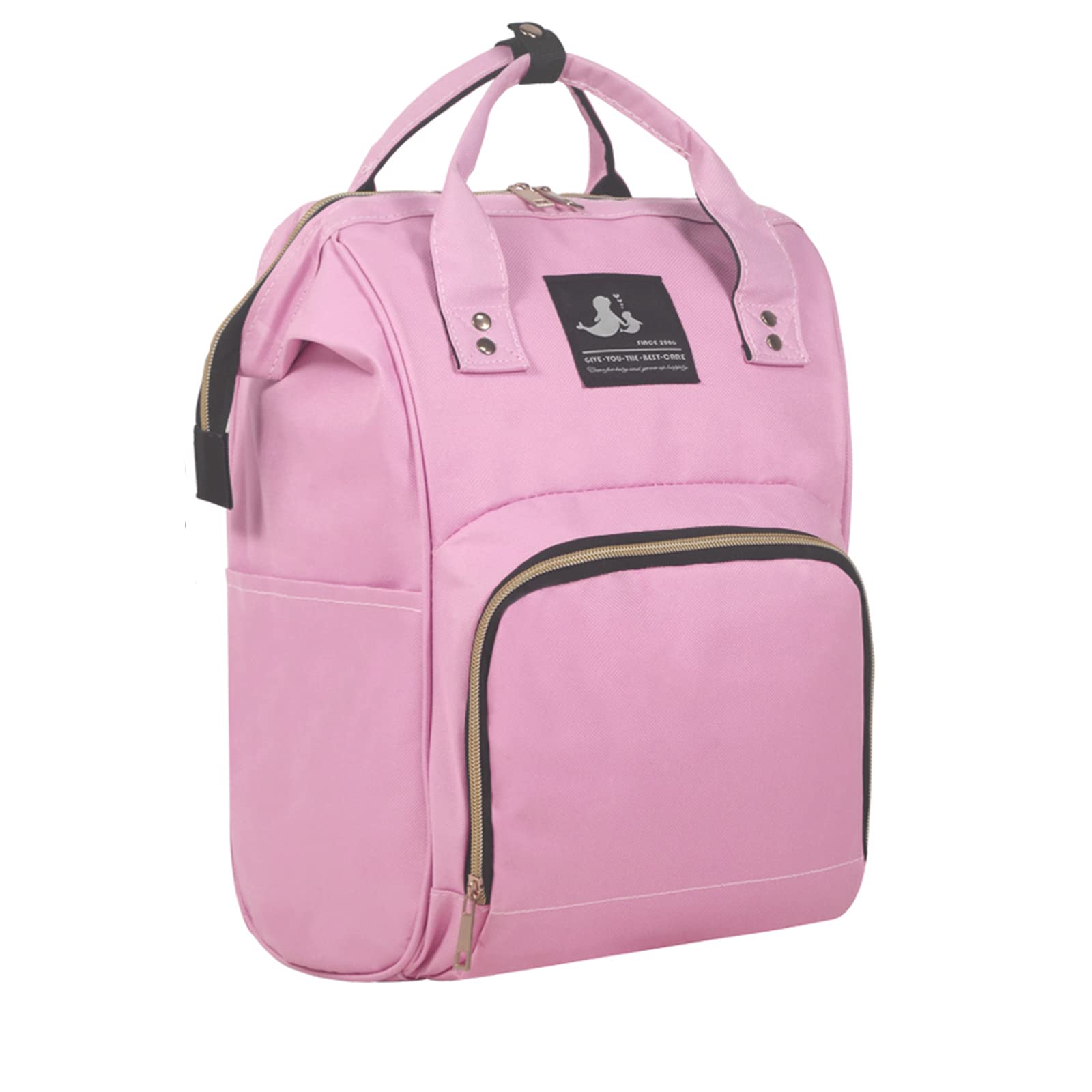 ISENSHI Diaper Bag Backpack, Diaper Backpack Organizer Bag for Mom/Dad, Large Capacity and Insulated Pockets
