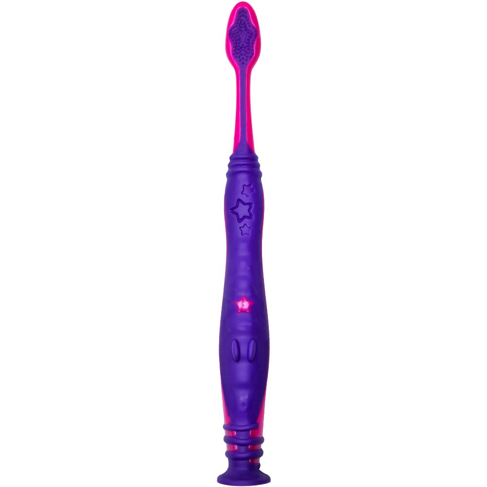 Colgate Kids Trolls Toothbrush with Suction Cup, Children Ages 5+ Extra Soft (Colors Vary) - Pack of 6
