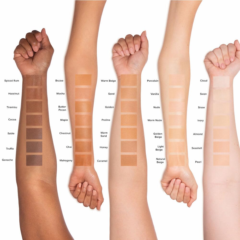 Too Faced Born This Way Natural Finish Longwear Liquid Foundation | Medium-To-Full Coverage | Hydrating + Oil Free, 1 Fl Oz, Light Beig