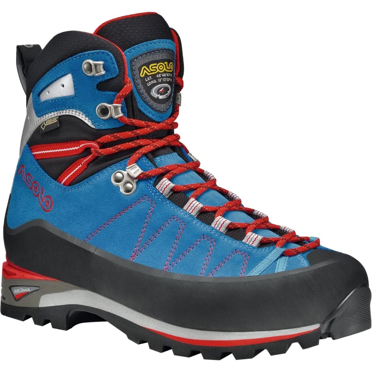 Asolo Elbrus GV Boots - Men's, 9 US, Blue/Astor Silver, A01028-182-090