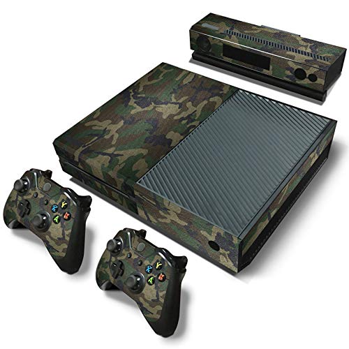 DAPANZ Camouflage Color Vinyl Skin Sticker Decal Cover for Xbox One Console Kinect 2 Controllers