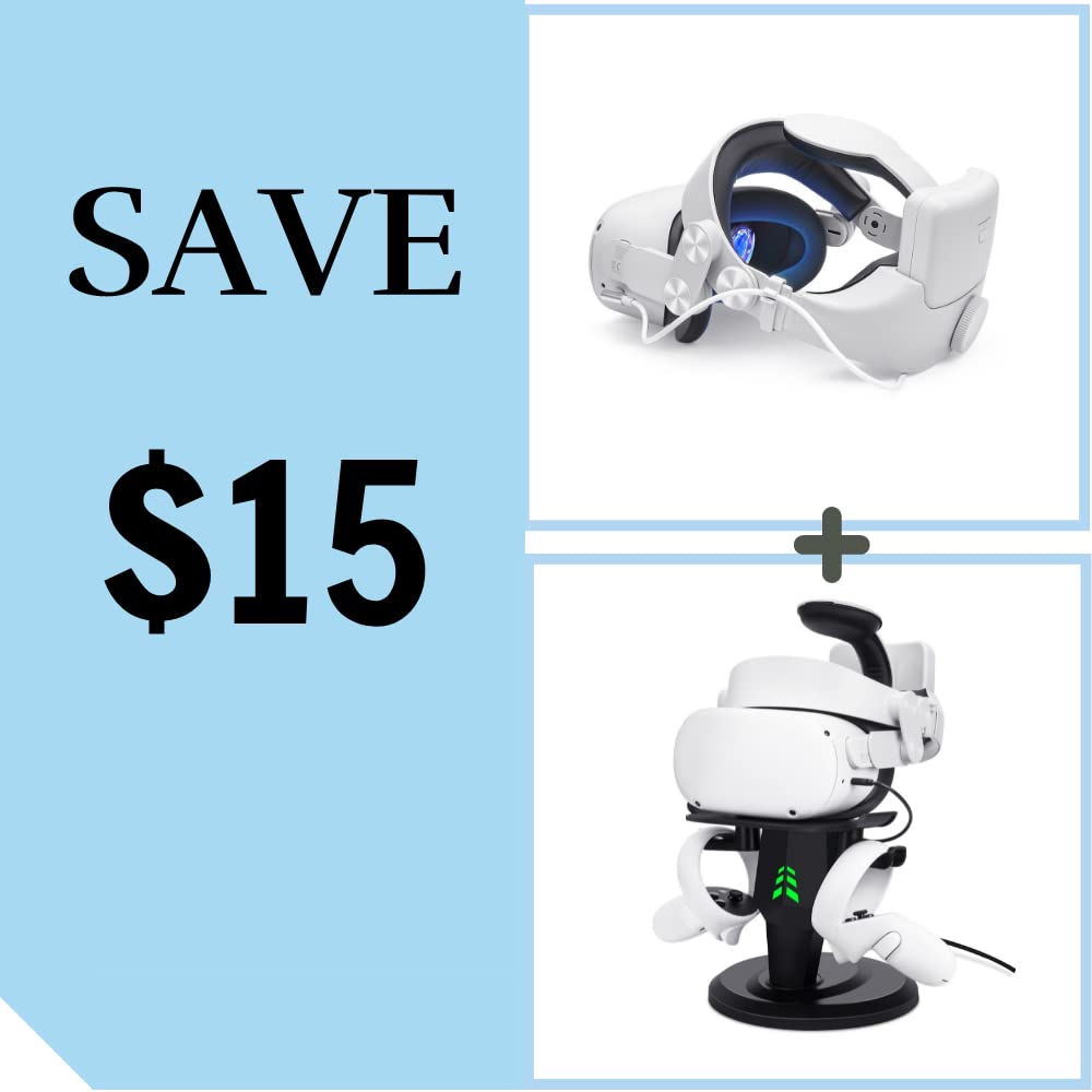 alcopanda 1*Head Strap with Battery+1* VR Stand
