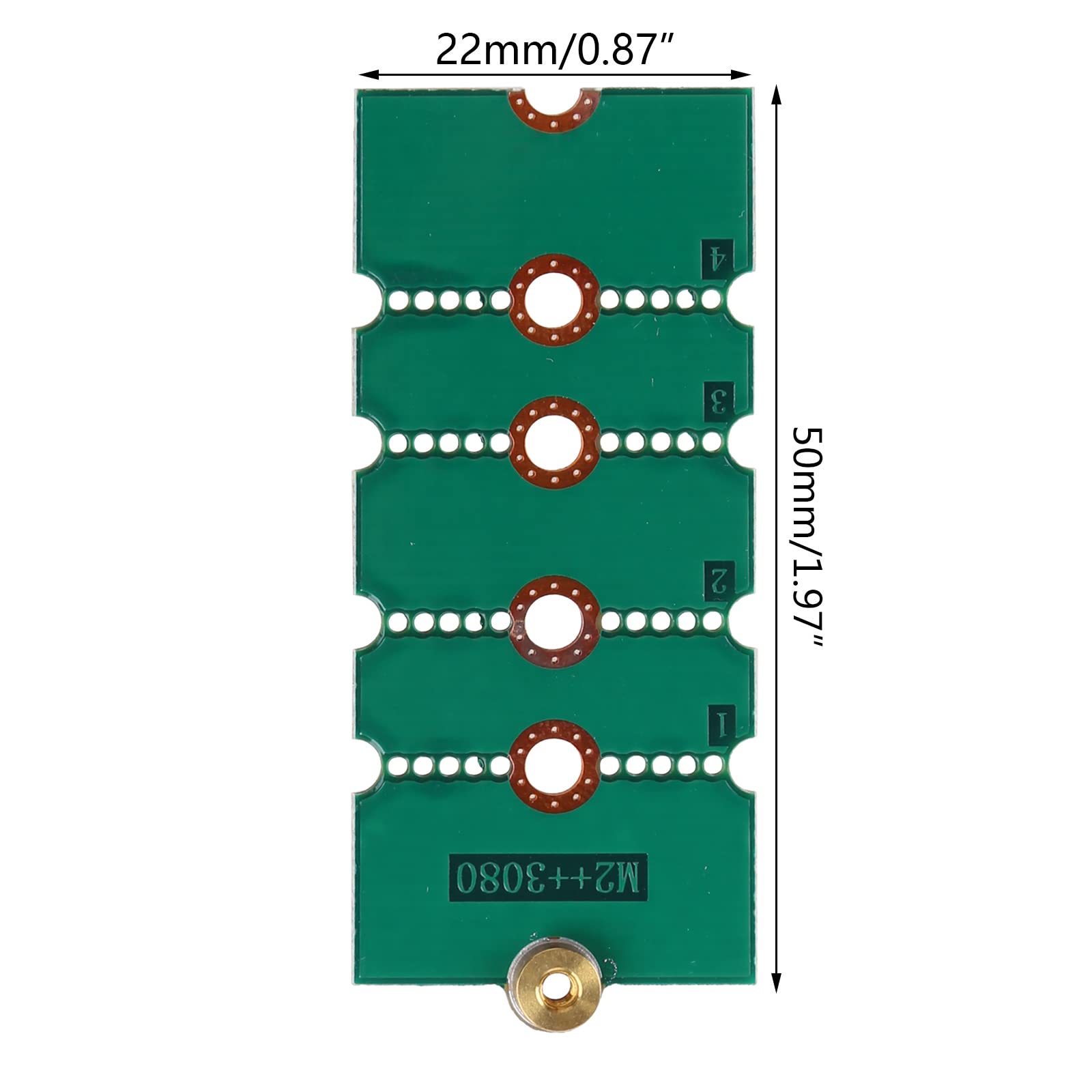 BALAX NGFF M2 SSD State Drive Adapter Expansion Board Raiser Riser Card Support 2230 2242 2260 to 2280 M.2 SSD