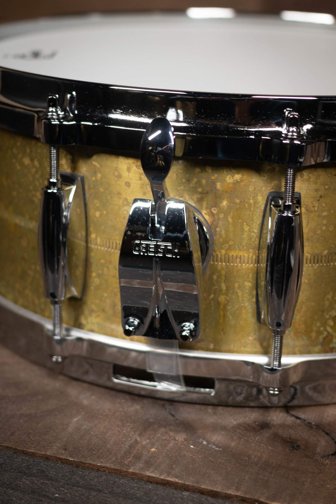 Gretsch Drums Keith Carlock Signature Snare Drum - 5.5 x 14 inch - Vintage Patina