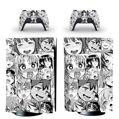 Anime Japan Girl - PS5 Skin Console - PS5 Controller Skin Cover Vinyl Decal Protective