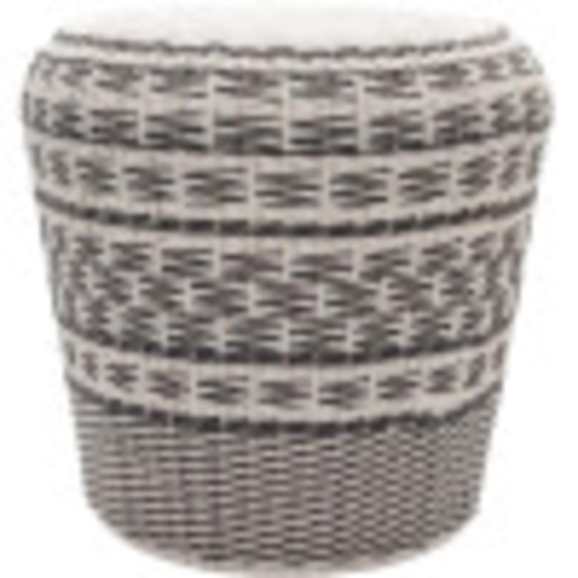 Artistic Weavers Teya Global Basketweave Garden Stool 18" H x 18" W x 18" D