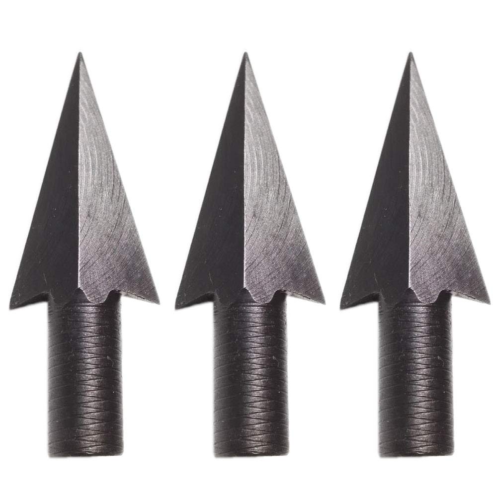 AMEYXGS Traditional Broadheads Hunting Arrow Target Practice 230 Grain for Recurve Bow Longbow Traditional Bow (12)