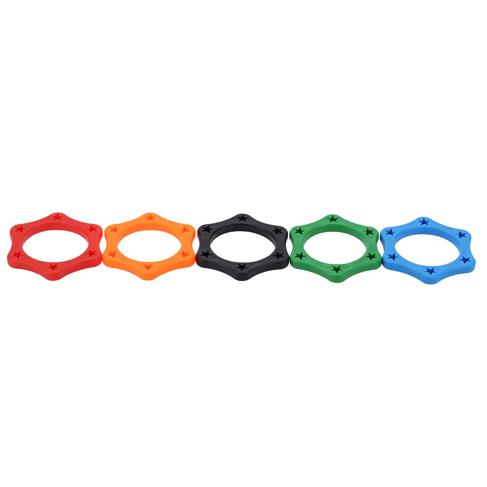 an-do-er 5pcs Rubber Wireless Handheld Microphone Rolling Protection Ring