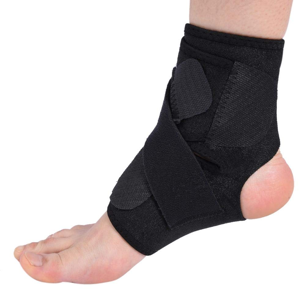 Ankle Support Brace, Ankle Brace for Women and Men, Foot Sprain Injury Pain Wrap Strap Protector Black Adjustable Breathable Ankle Support Brace Compression Ankle Support Wrap For Sprained Ankle