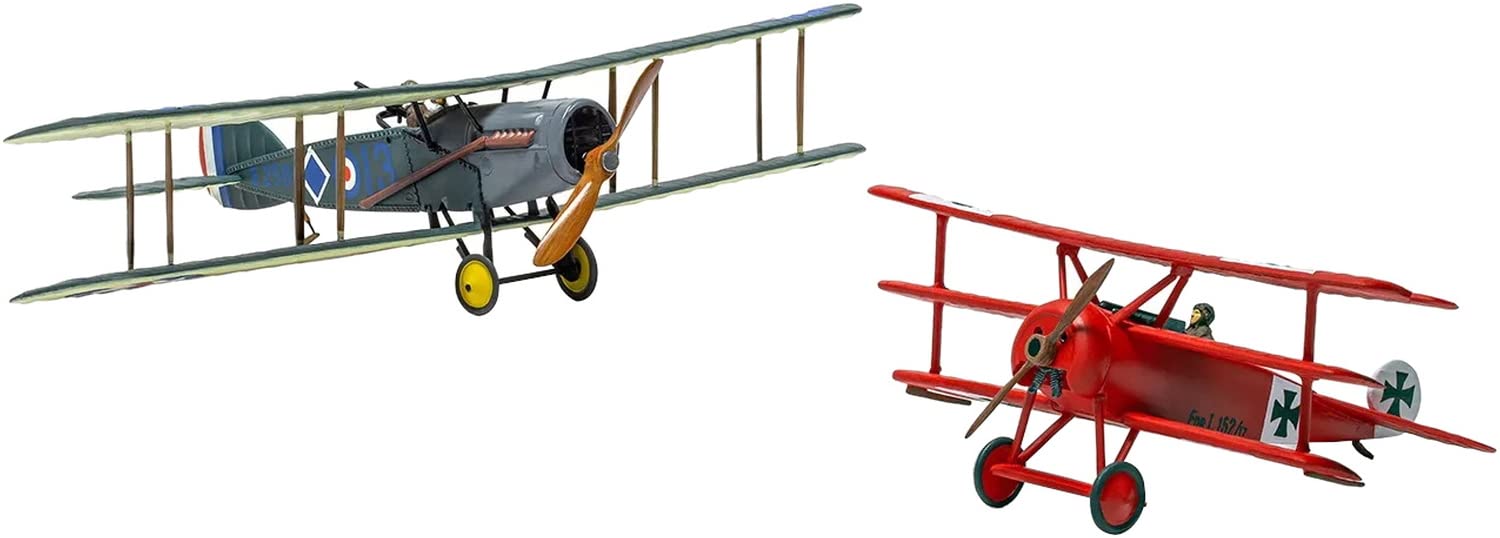 Airfix Vintage Classics Dogfight Doubles Fokker DR I vs. Bristol F.2B 1:72 WWI Military Aviation Plastic Model Kits A02141V