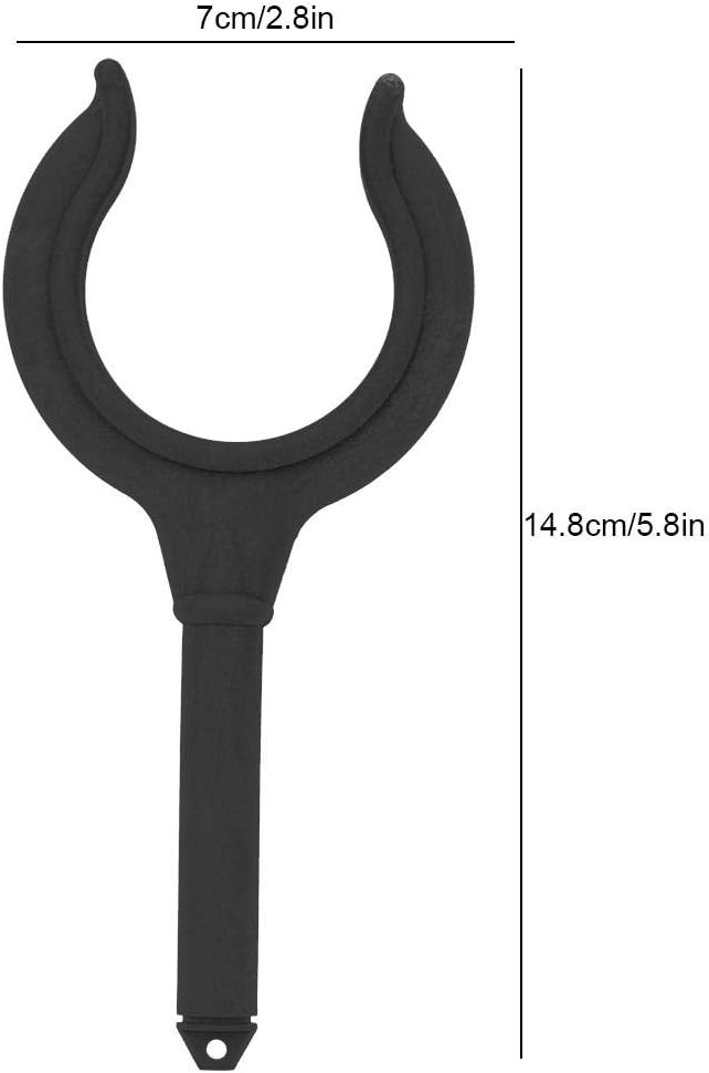 Alomejor 2 Pcs Boat Oar Lock Marine Rowlock Horn Side Mount for Oars Rod and Fishing Rod Support Bracket for Sea Fishing Boating