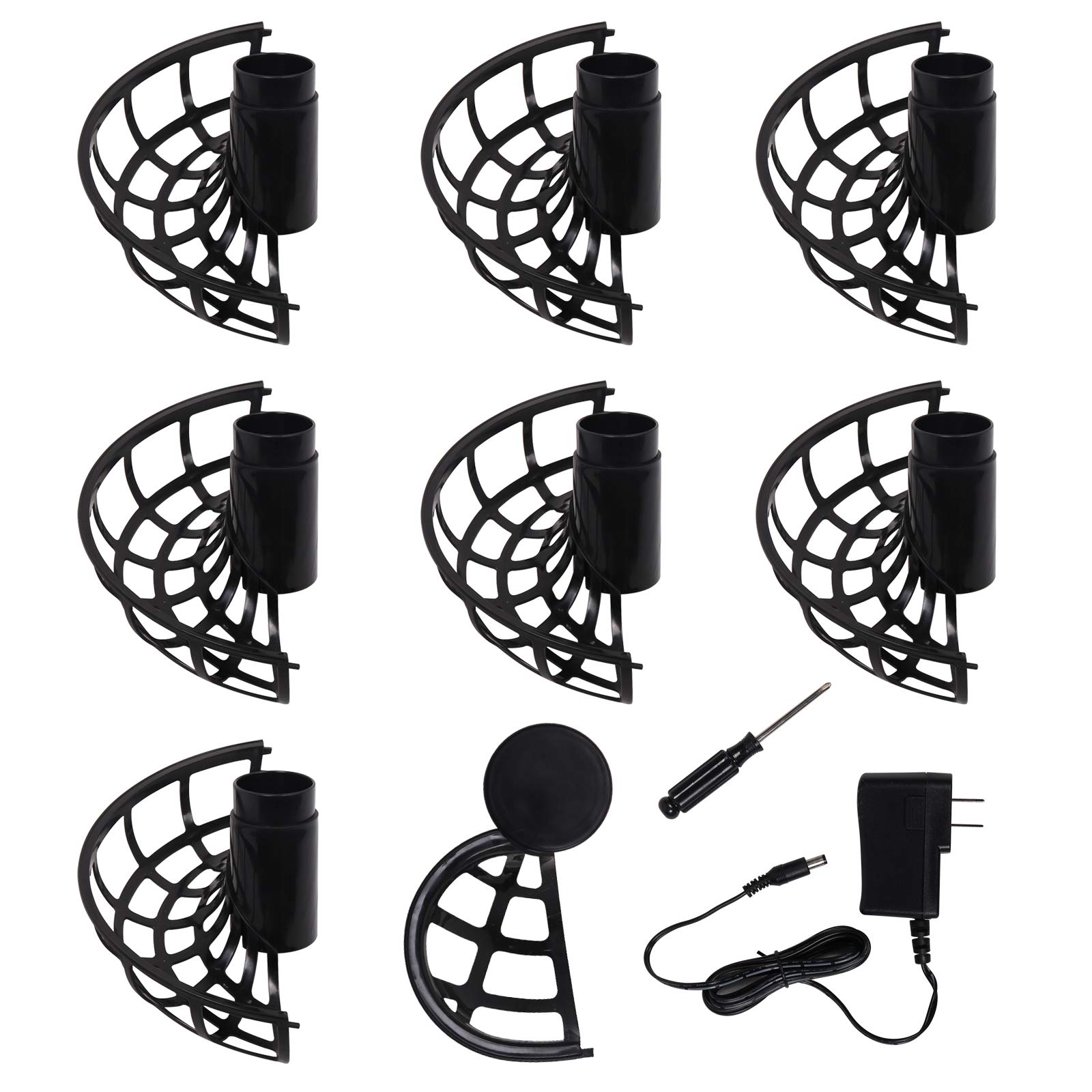 AnBt Tennis Machine Tennis Serving Machine Lightweight Tennis Toss Machine Plug in/Batteries 30 Balls