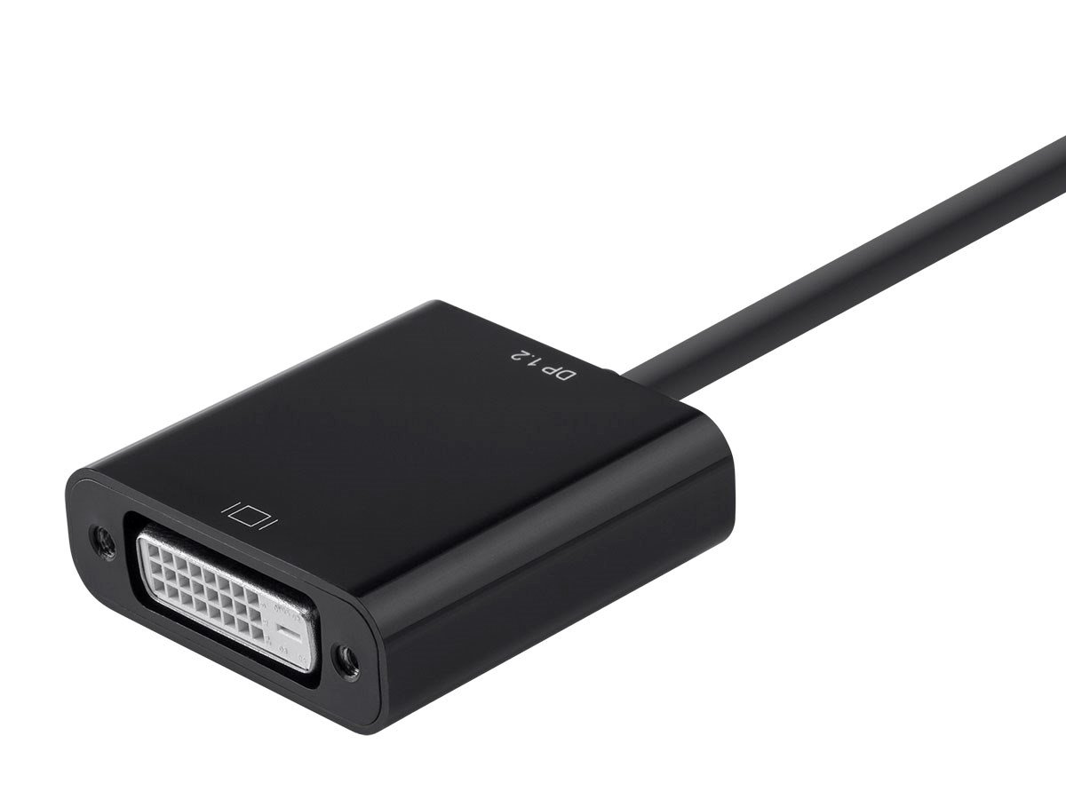 Monoprice DisplayPort 1.2a to DVI Active Adapter, Black