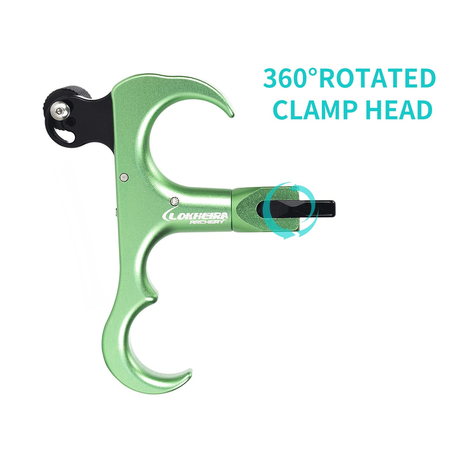 Archery Release Aid Device 360° Rotatable Thumb Release,Archery Release Aid Device 360° Rotatable Thumb Release,Fastening Screws (Improved)