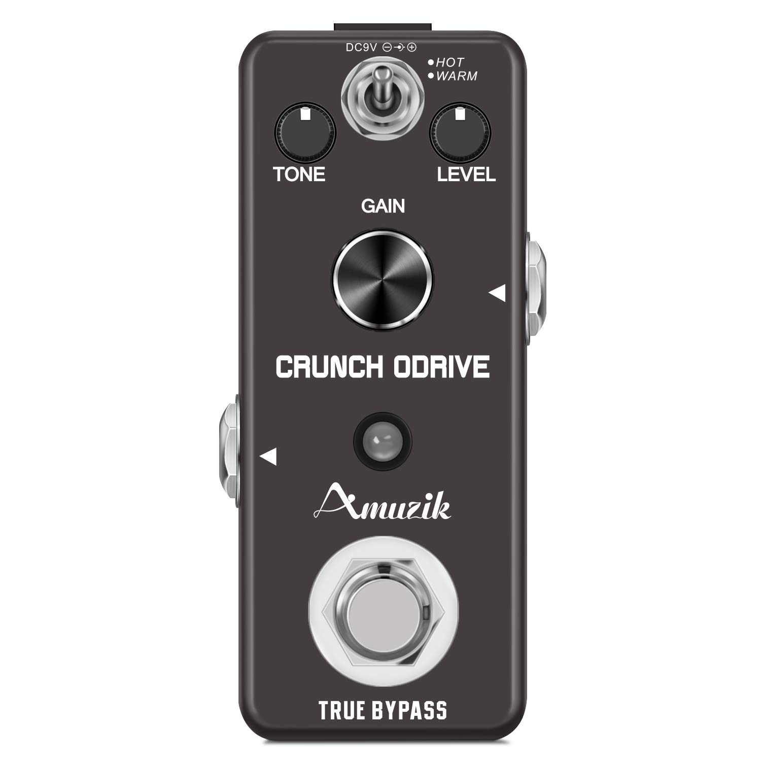 Amuzik Overdrive Guitar Effect Pedal Analog Classic Overdrive Effects Pedals 2 Modes Tube Screamer for Electric Guitar True Bypass