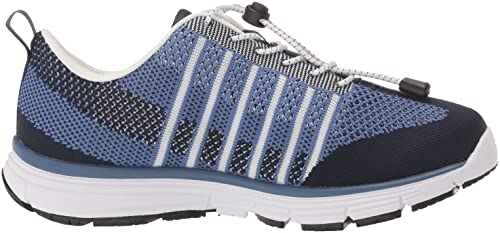 Apex Women's Breeze Athletic Knit Running Shoe Sneaker, Navy, 11 Wide US
