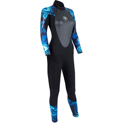 Aqua Lung HydroFlex 3mm Women's Jumpsuit, Camouflage Blue