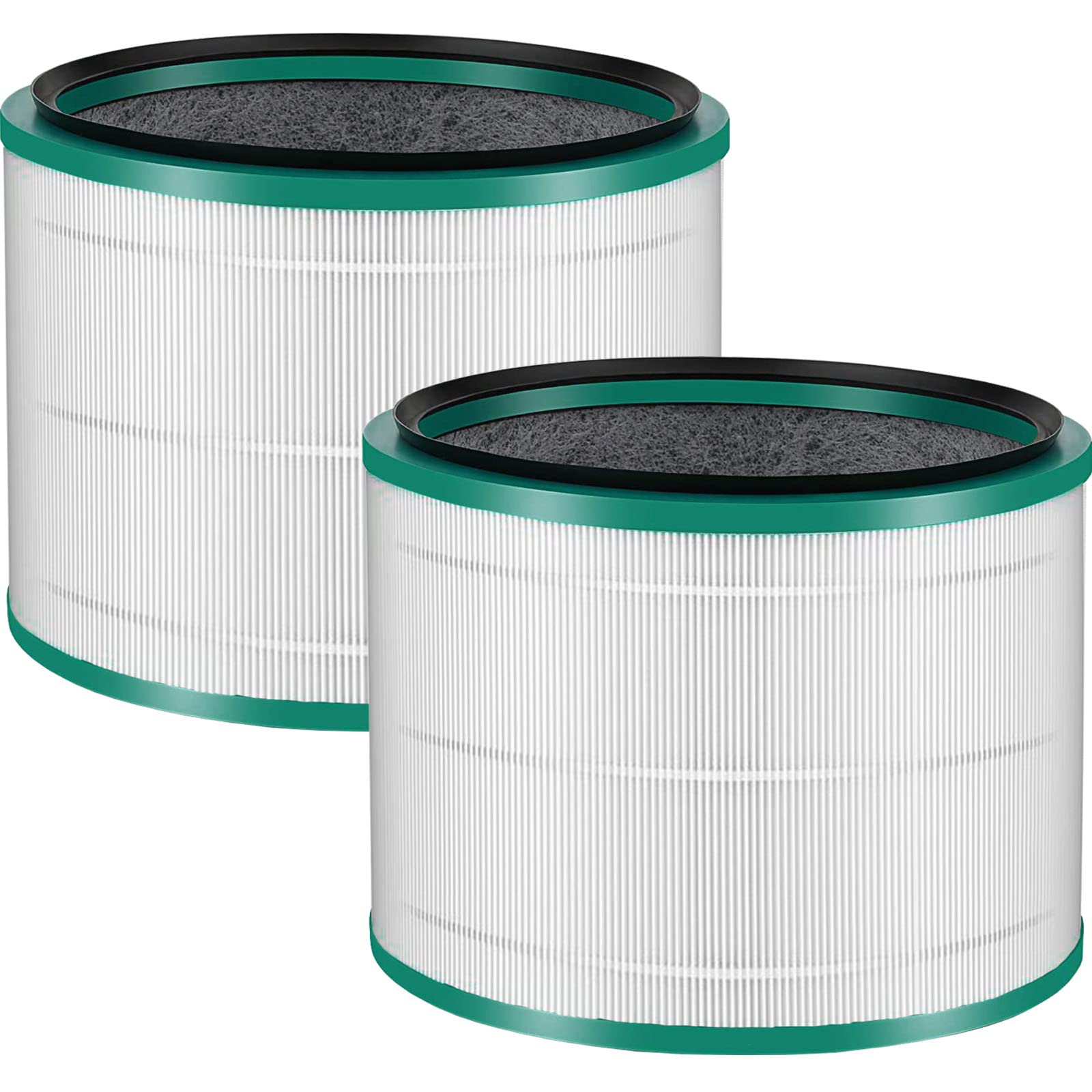 HP02 HEPA Filter Replacement Compatible with Dyson DP01 DP02 DP03, HP00, HP01, HP02, HP03 Air Purifier, Pure Hot + Cool Link Air Purifier Filter, Part # 968125-03 2-Pack