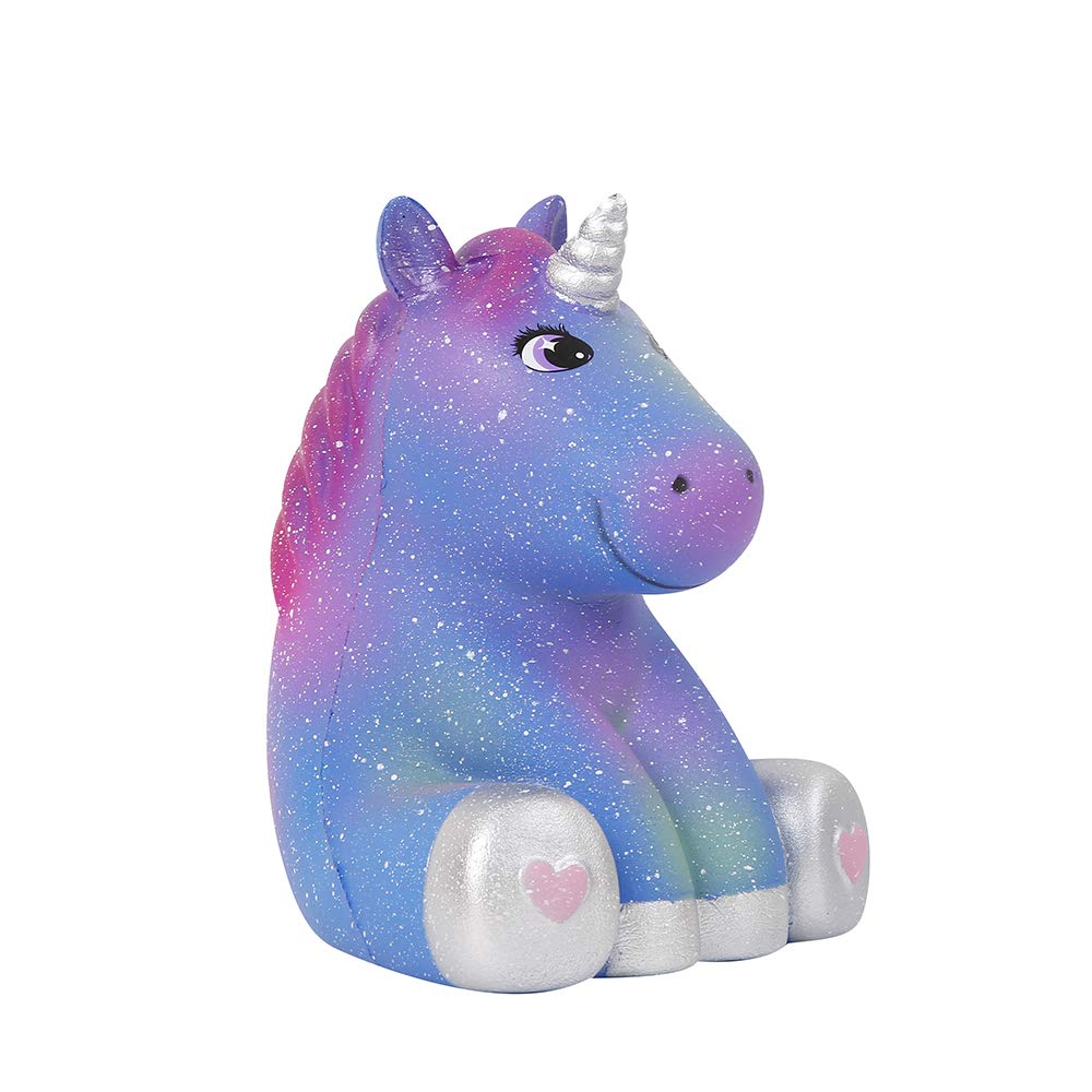 Anboor Squishies Unicorn Galaxy 5.9 inch Kawaii Scented Soft Slow Rising Squeeze Squishies Stress Relief Kids Toy