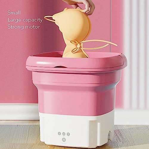 Airshi Portable Mini Washing Machine, Large Capacity Folding Mini Washing Machine for Apartment (US Plug)