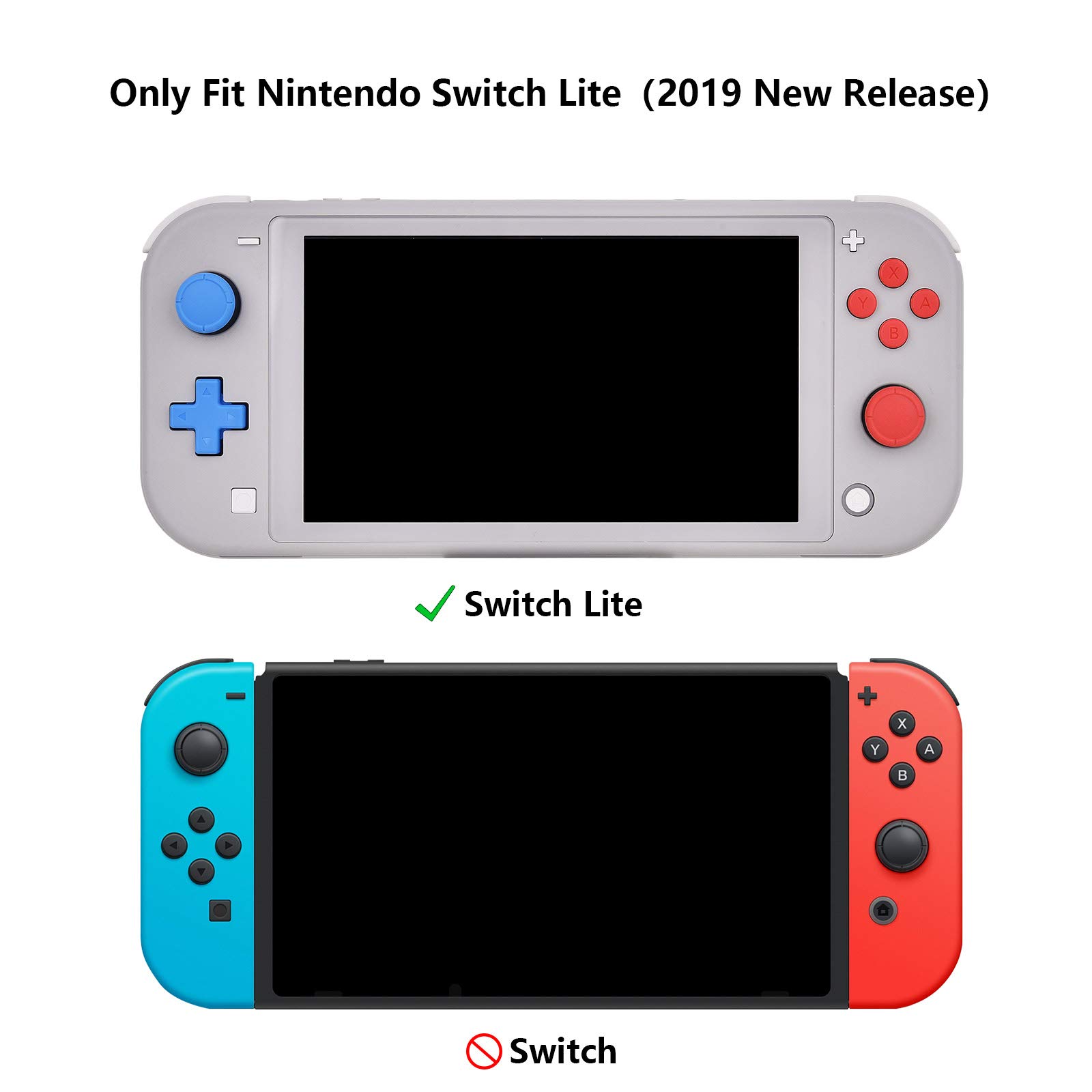 AIRSPO Silicone Protective Bling Case for Nintendo Switch Lite 2019, Soft Rubber Grip Glitter Cover with Ergonomic Handles, Shock-Absorption, Anti-Scratch, Non-Slip Design(Gray)