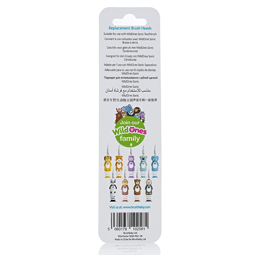 brush-baby WildOnes Rechargeable Toothbrush and Replacement Heads