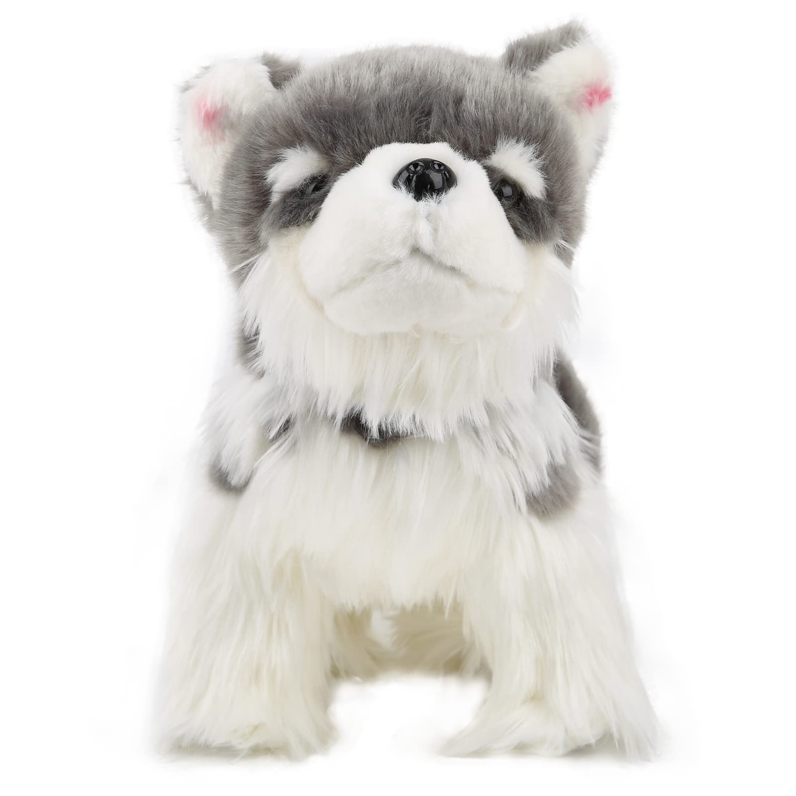 Husky Stuffed Animal, Alaskan Malamute Dog Plush, Realistic Dog Plushie for Kids, Weighted Dog Toy Stuffed Animals, 9 Inch