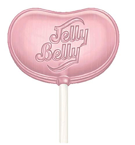 Adams & Brooks Jelly Belly Lollipops 42 Count –Jelly Belly Candy, Classic Jelly Belly Flavors, Individually Wrapped Lollipops, Kosher Candy