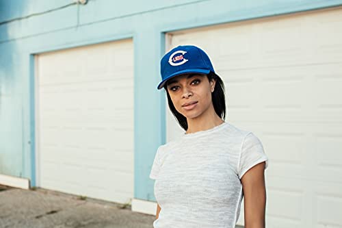AMERICAN NEEDLE Cleveland Cubs Archive Legend Negro League Vintage Historic Baseball Team Buckle Strap Dad Hat (21005A-CCU-ROY)