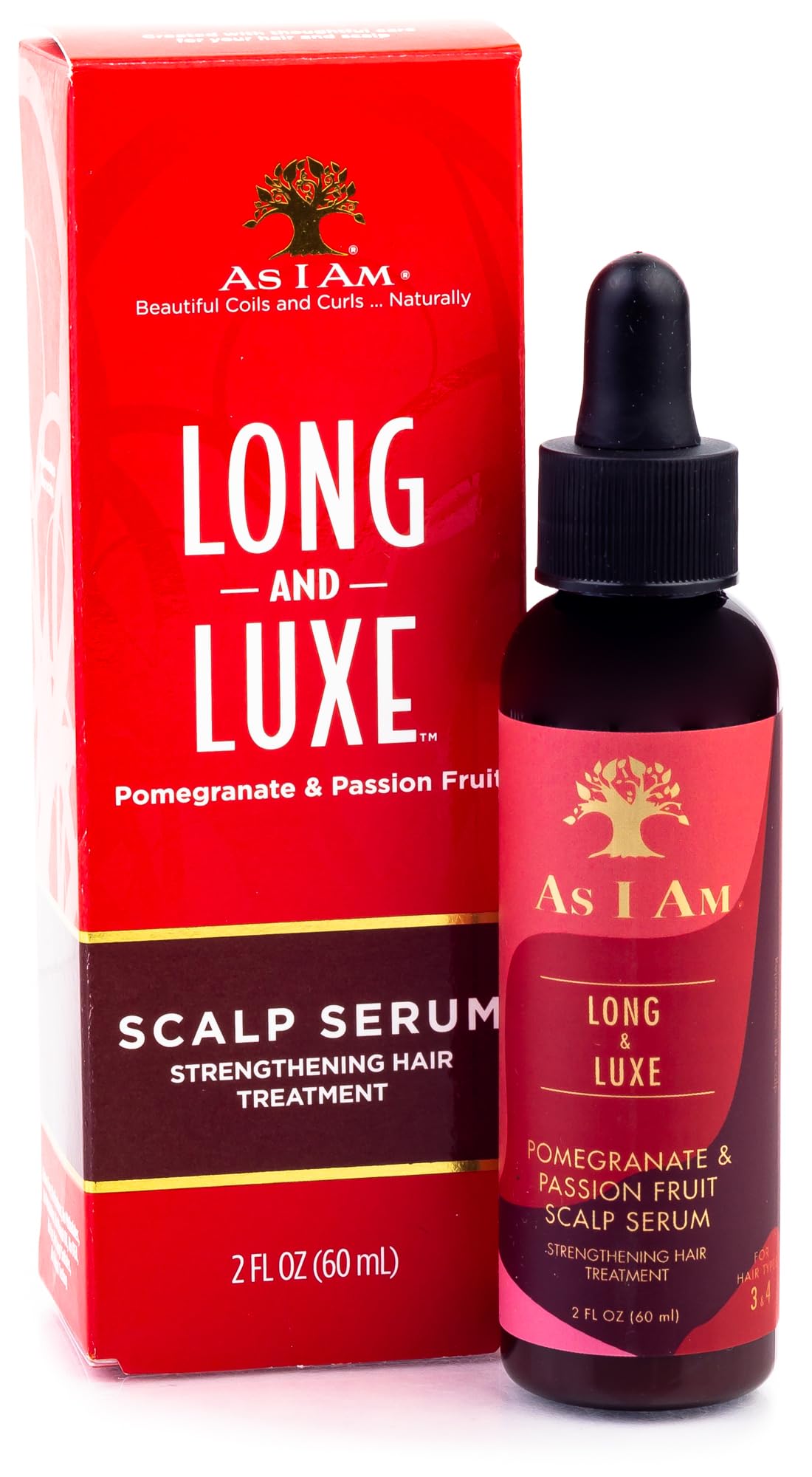 As I Am Long and Luxe Scalp Serum - 2 Ounce - Strengthening Nano Treatment - Enriched with Biotin, Aloe Vera, and Saw Palmetto
