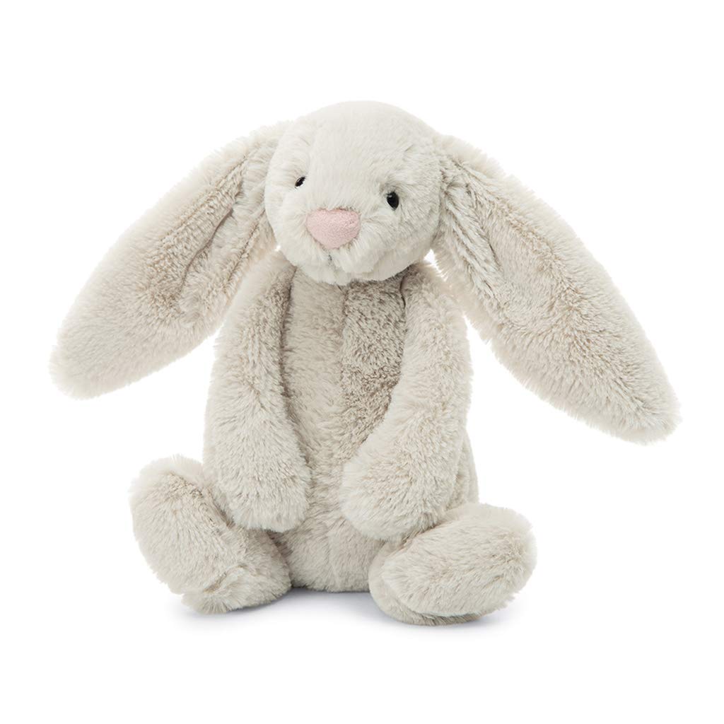 Jellycat Bashful Oatmeal Bunny Stuffed Animal, Medium 12 inches | Rabbit and Bunny Plush Toy | Classic Children's Gift