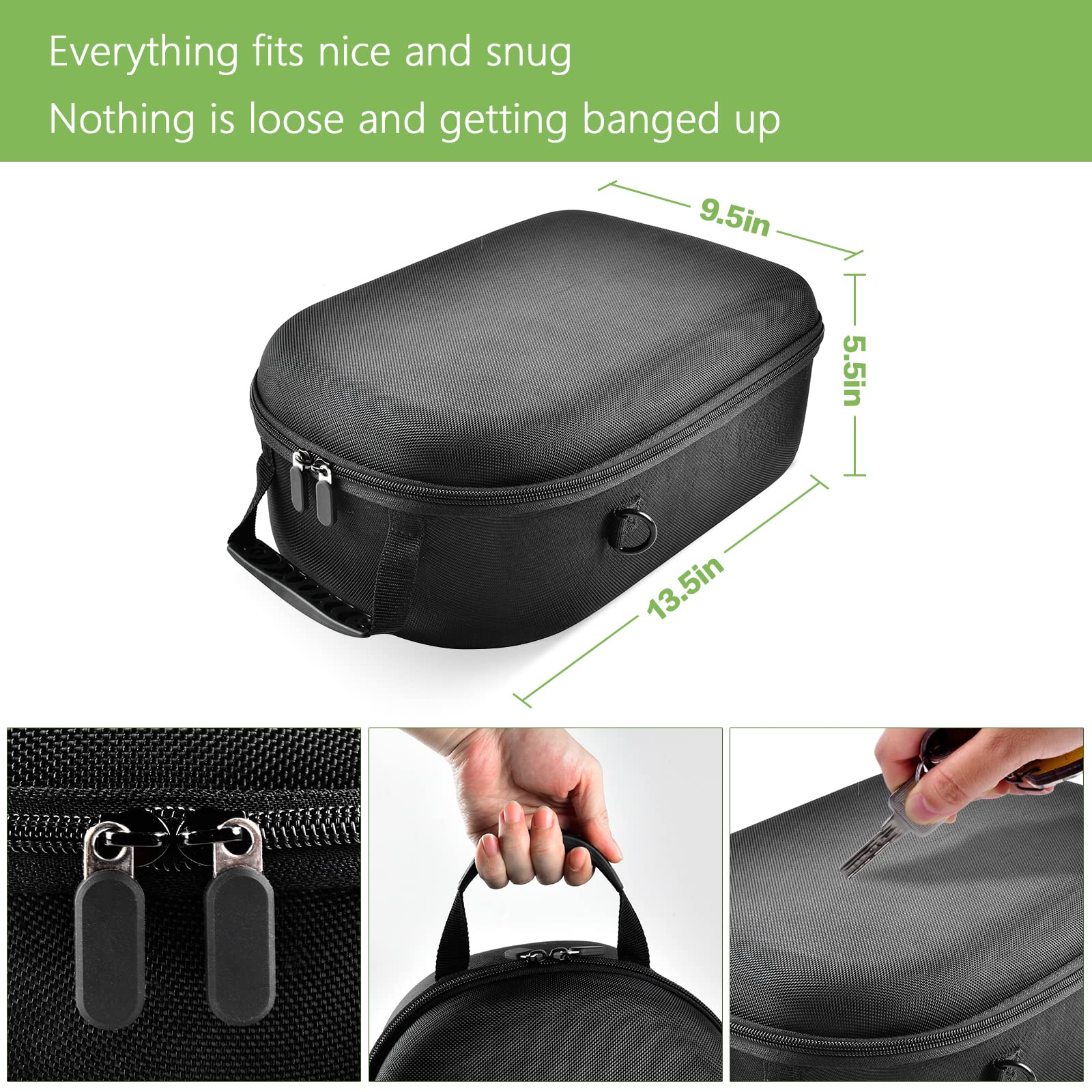 ALKOO Case Compatible with Klein Tools ET310 + 6 in 1 Bundle Compatible with Oculus Quest 2 Case Accessories