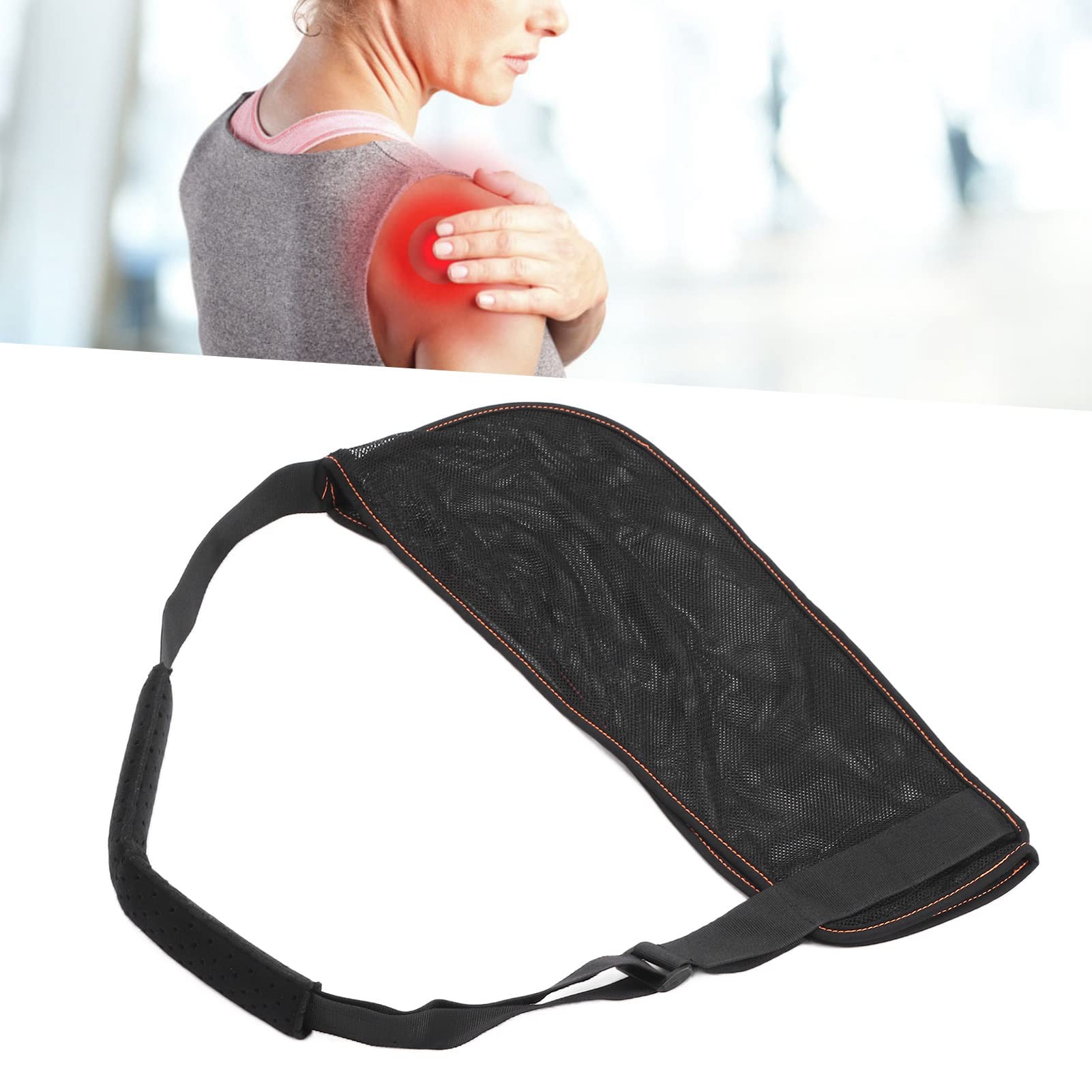 Arm Sling, Mesh Shoulder Sling, Adjustable Shoulder Immobilizer Pain Relief Arm Support Brace for Men Women Right Left Arm Shoulder Wrist