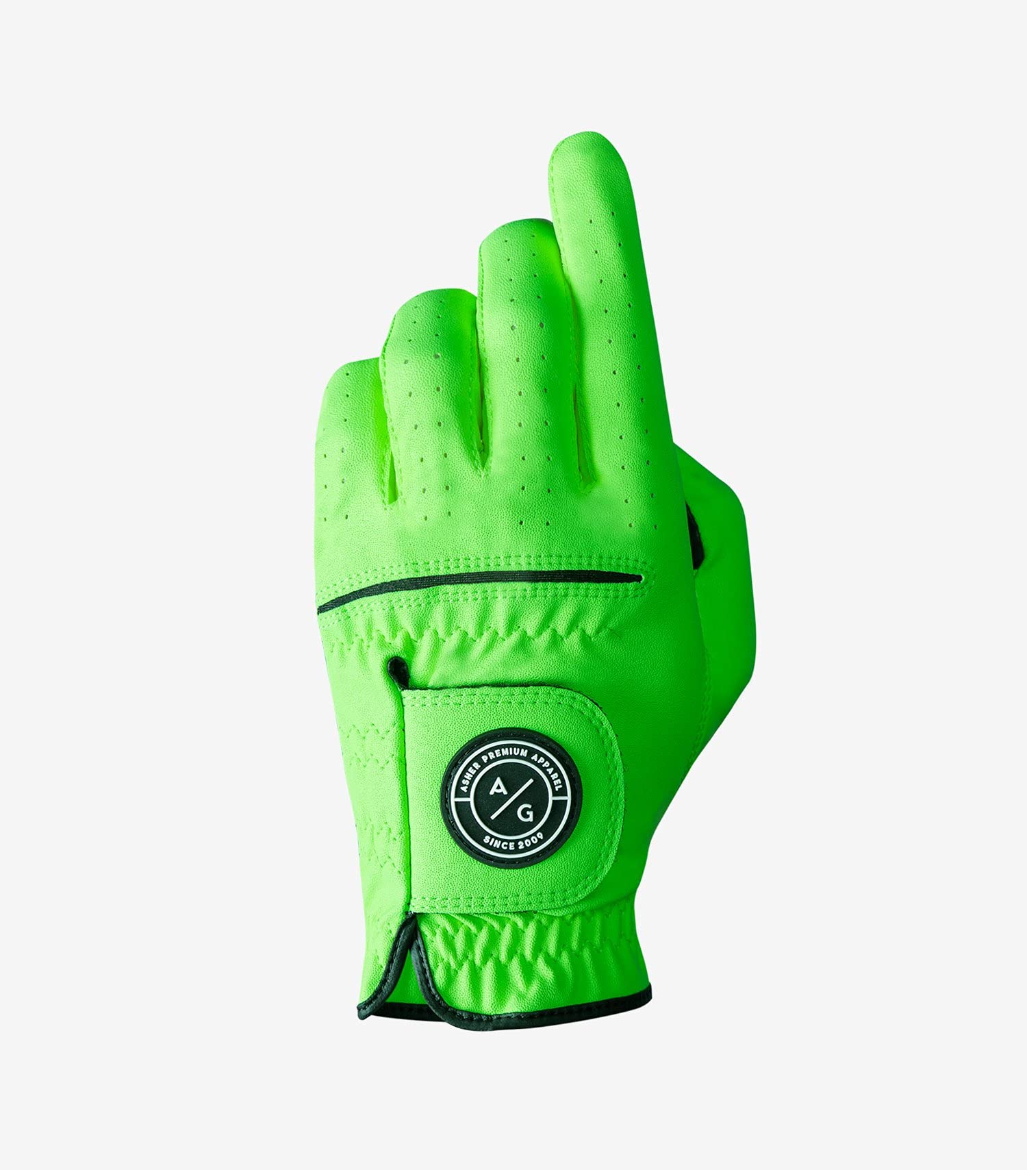 Asher Ladies Chuck Neon Green Golf Glove - Small (goes on Left Hand)
