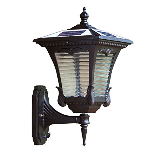 HZYDD Wall Lamp Home Garden Lamp Outdoor Door Lamp Outdoor Wall Lamp Patio Lamp Solar Light Waterproof Wall Lamp